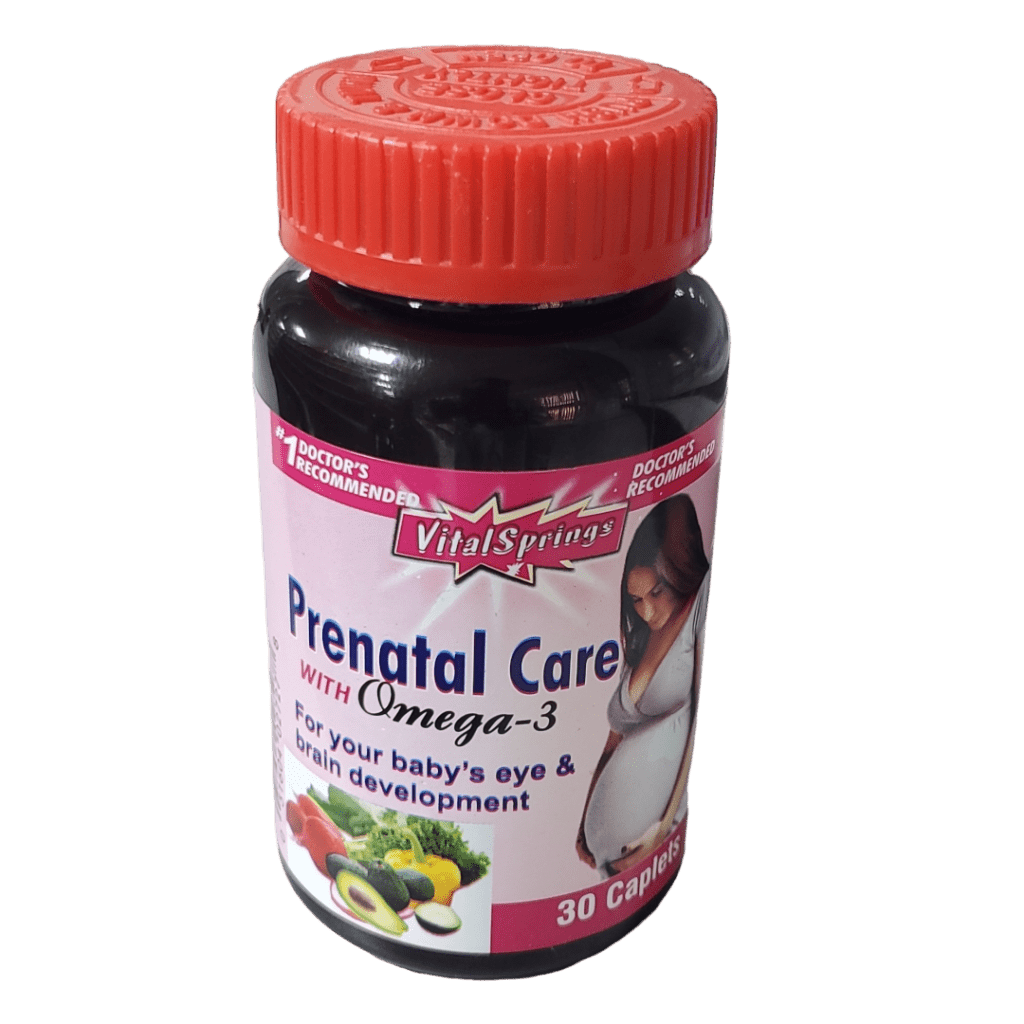 PRENATAL CARE WITH OMEGA 3 X 30 CAPLETS (VITAL SPRINGS) TRICARE ...