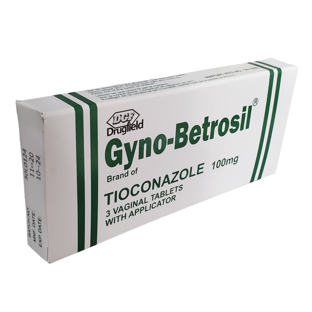 TIOCONAZOLE V TAB 100mg (Gyno-Betrosil) - Vastovers Retail Store For ...