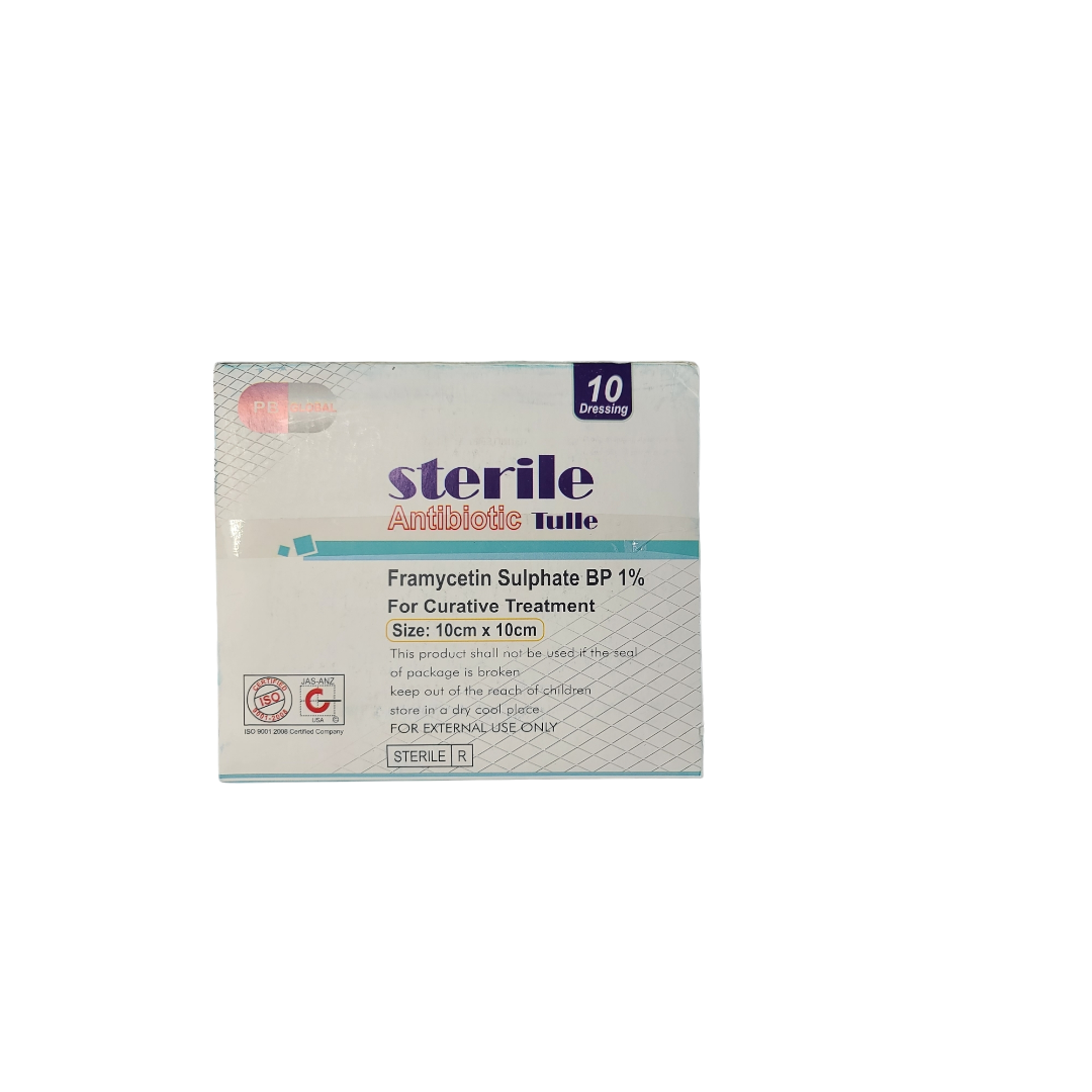 STERILE ANTIBIOTIC TULLE - Vastovers Retail Store For Drugs & Allied ...