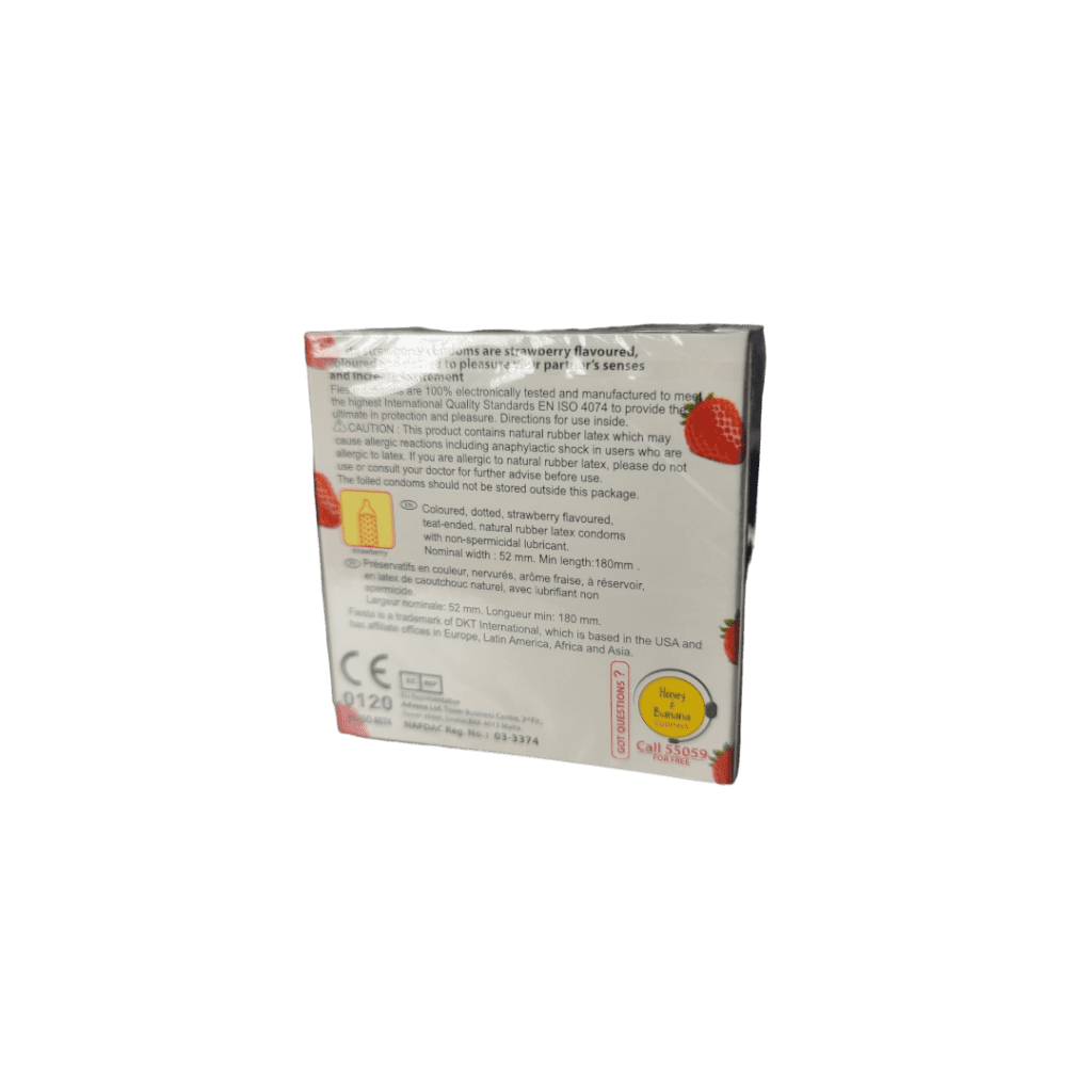 FIESTA STRAWBERRY CONDOM. - Vastovers Retail Store For Drugs & Allied ...