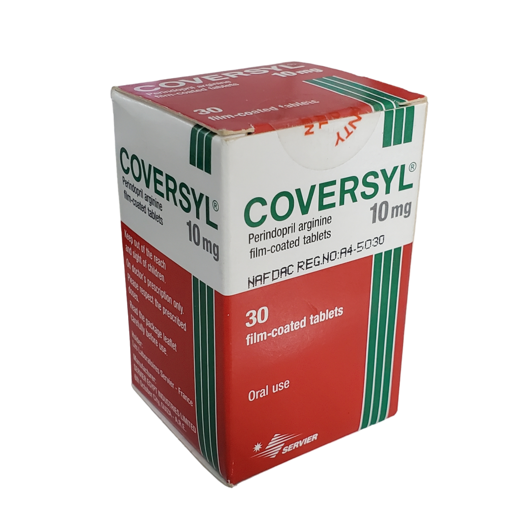 COVERSYL (PERINDOPRIL ARGININE) x 30 TABLETS. - Vastovers Retail Store ...