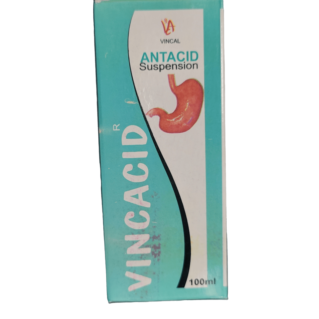 VINCACID ANTACID SUSPENSION 100 ml. - Vastovers Retail Store For Drugs ...