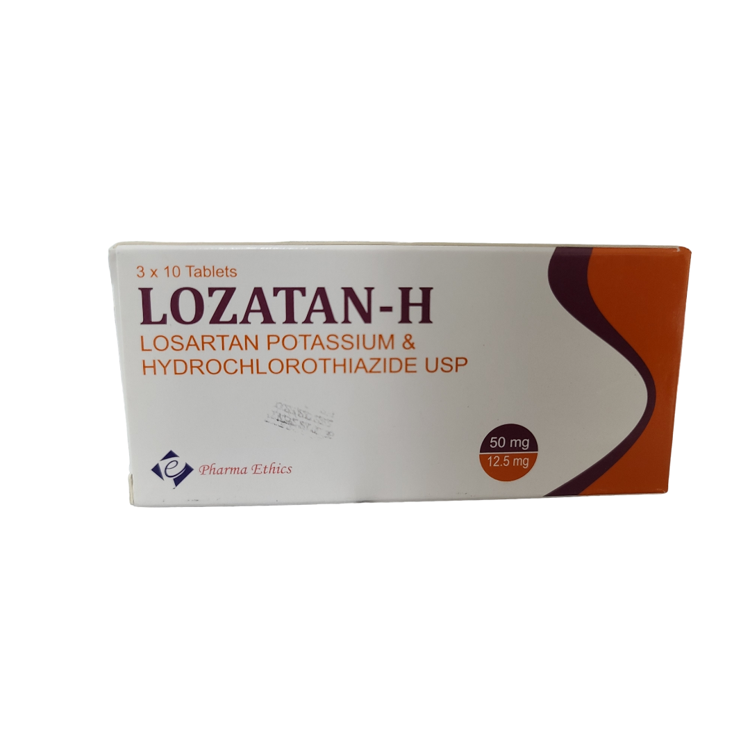 LOZATAN-H (Losartan Potassium and Hydrochlorothiazide 50/12.5mg) x 30 ...