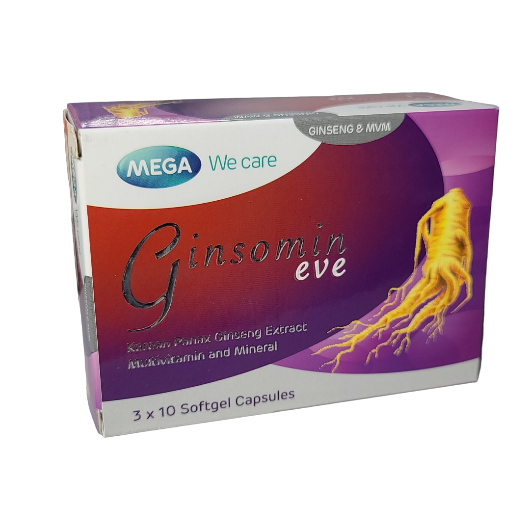 GINSOMIN EVE x 30 CAPSULES - Vastovers Retail Store For Drugs & Allied ...