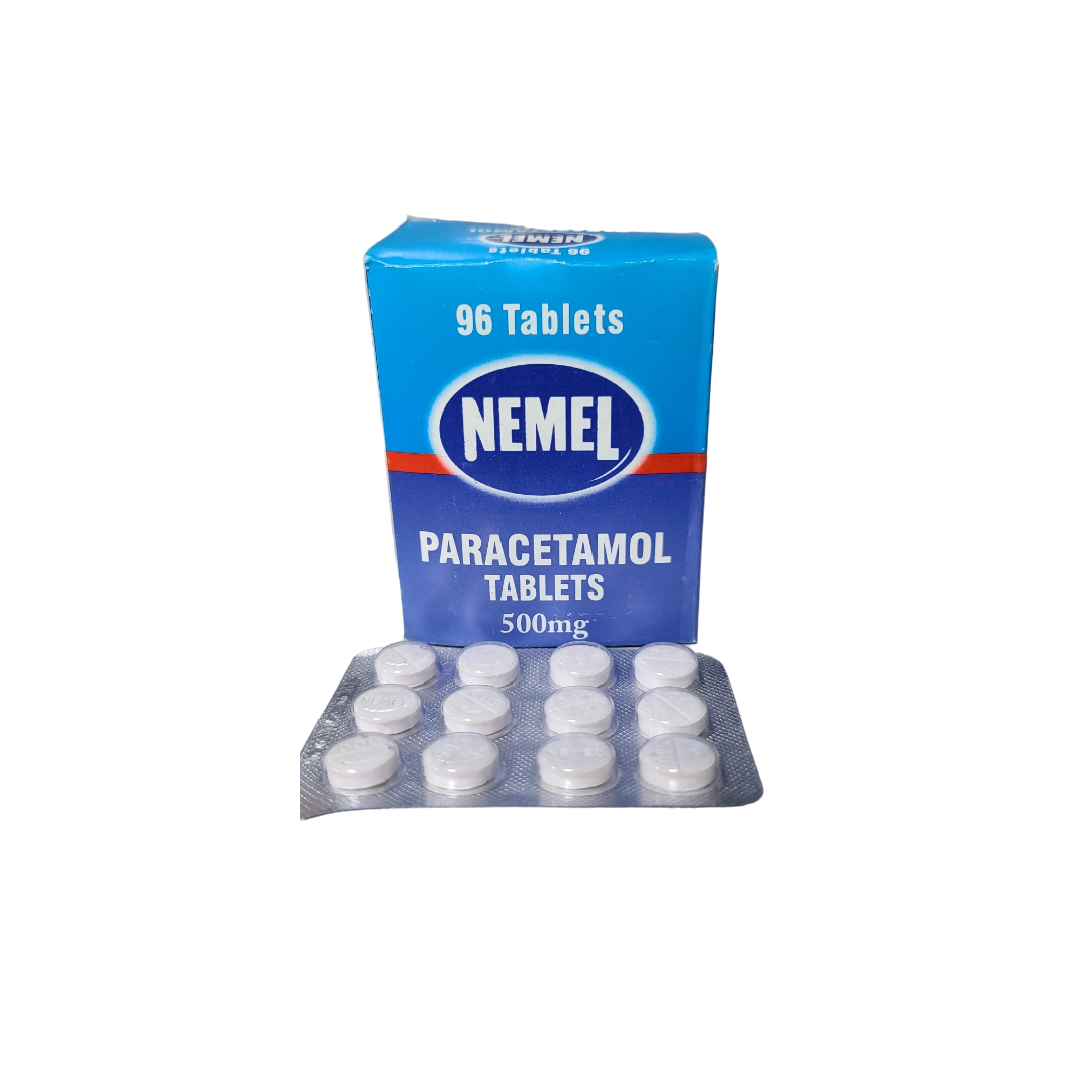 NEMEL (Paracetamol 500mg) x 96 TABLETS - Vastovers Retail Store For ...