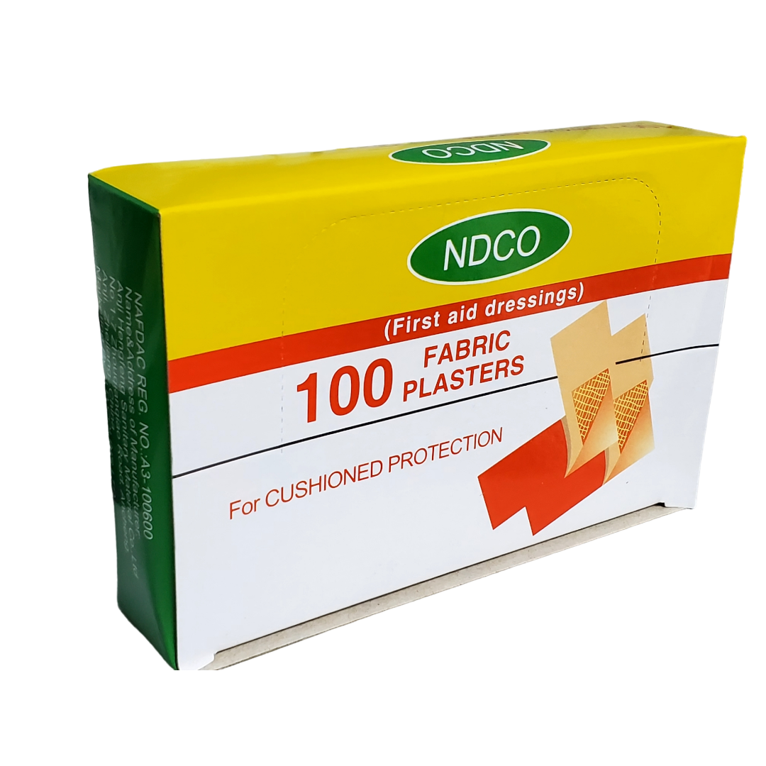 NDCO FABRIC PLASTERS x 100 PLASTERS - Vastovers Retail Store For Drugs ...