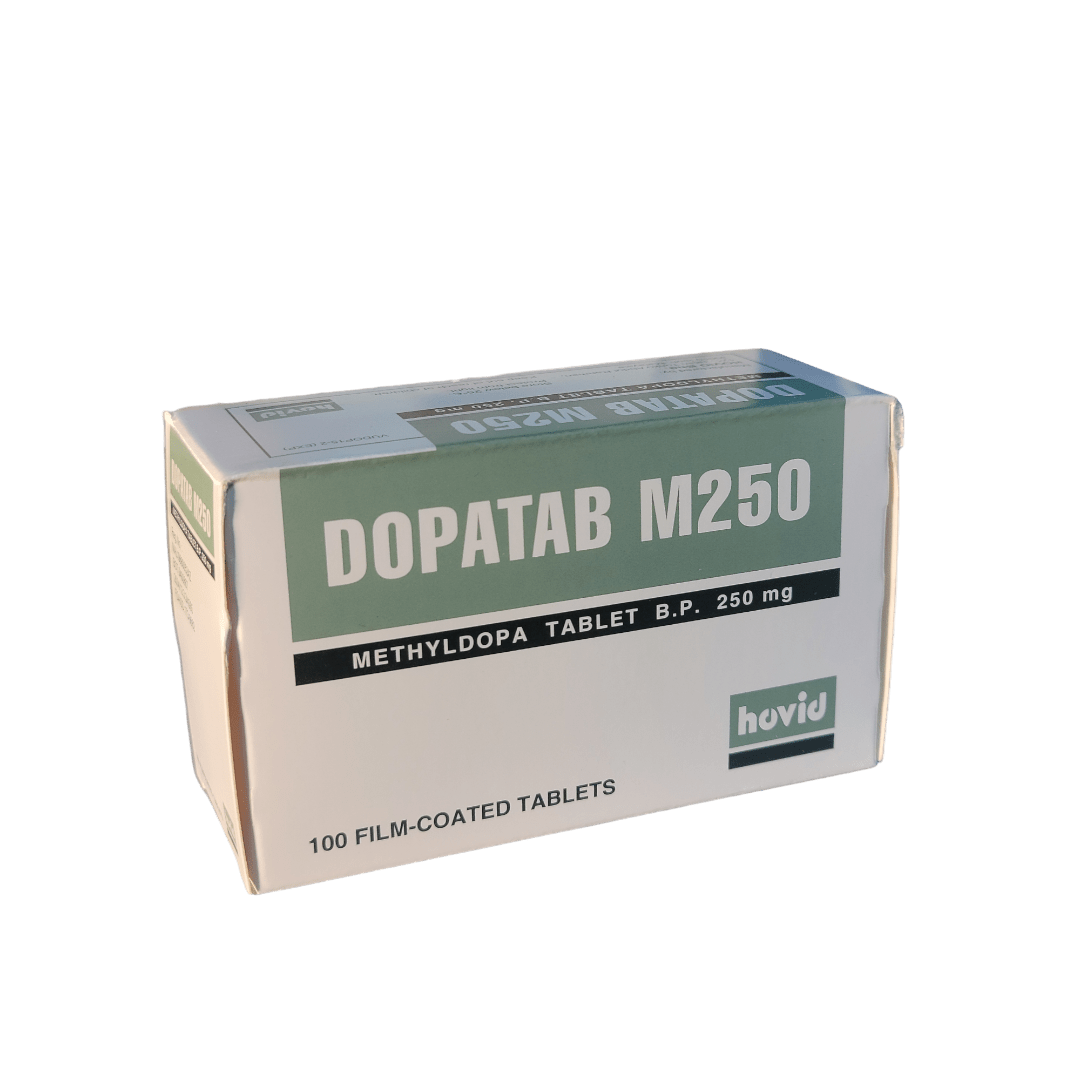 DOPATAB M250 (Methyldopa B.P 250mg) x 100 TABLETS - Vastovers Retail ...