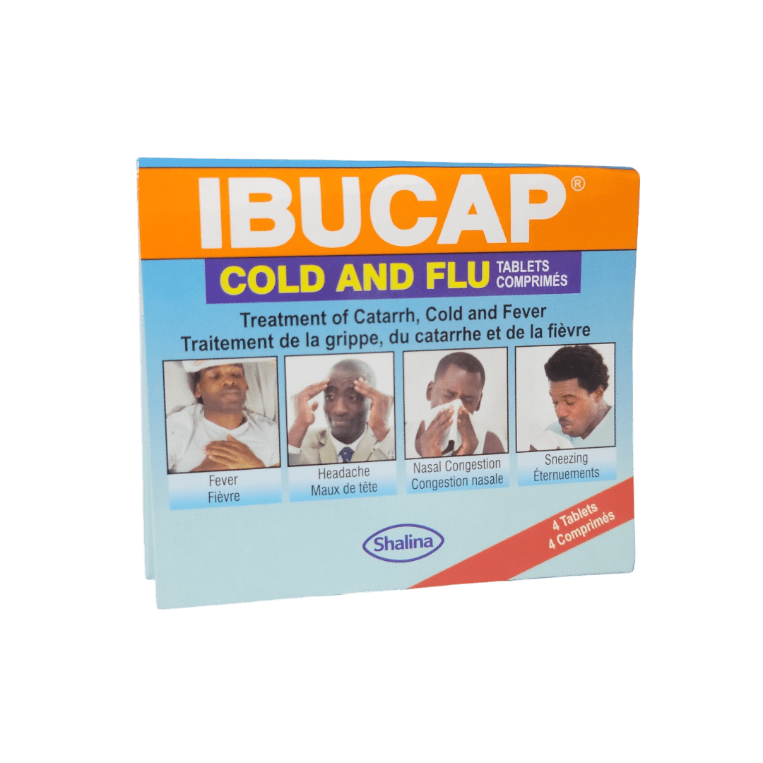 IBUCAP COLD & FLU 4 TABLETS. - Vastovers Retail Store For Drugs ...