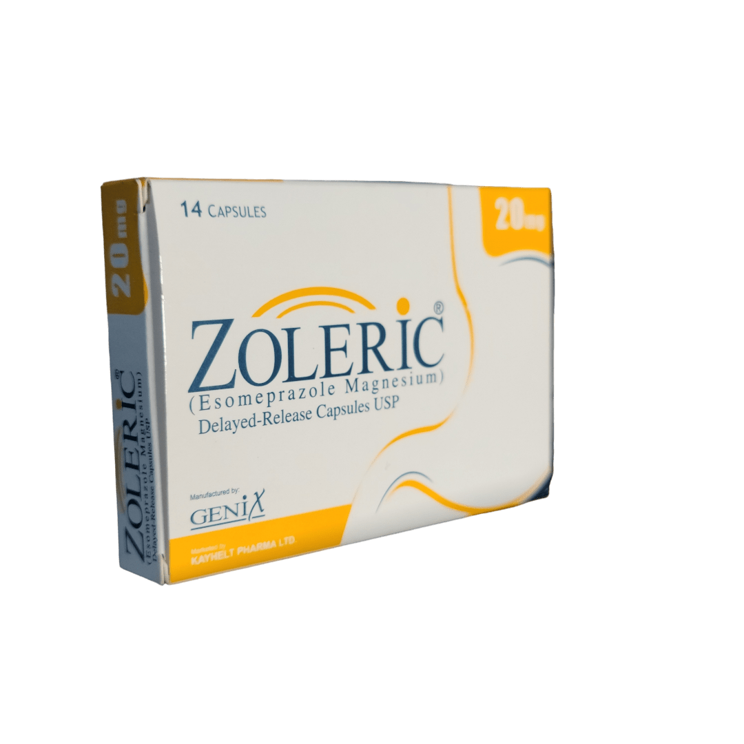 ZOLERIC (ESOMEPRAZOLE 20mg) 14 CAPSULES. - Vastovers Retail Store For ...