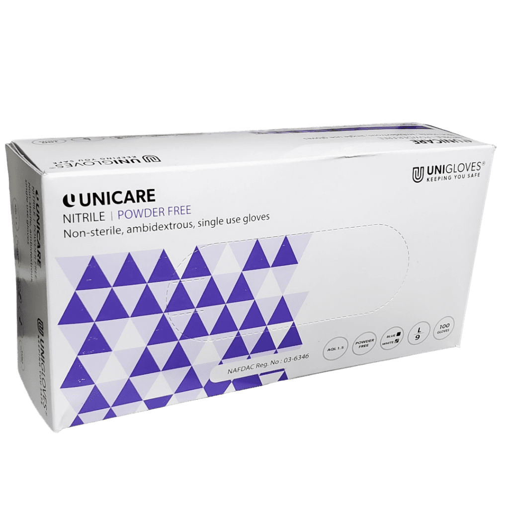 UNICARE NITRILE GLOVES - Vastovers Retail Store For Drugs & Allied Products