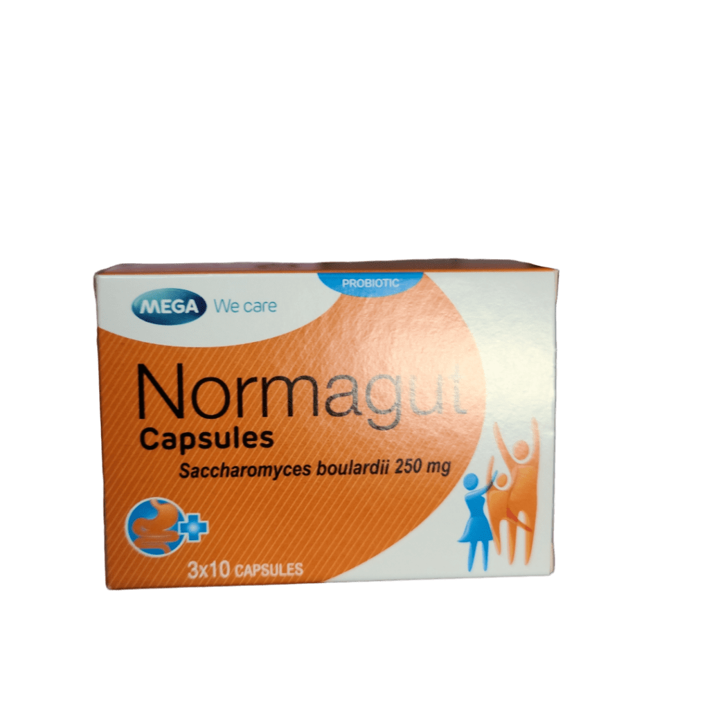 NORMAGUT (Saccharomyces 250mg) x 30 CAPSULES. - Vastovers Retail Store ...