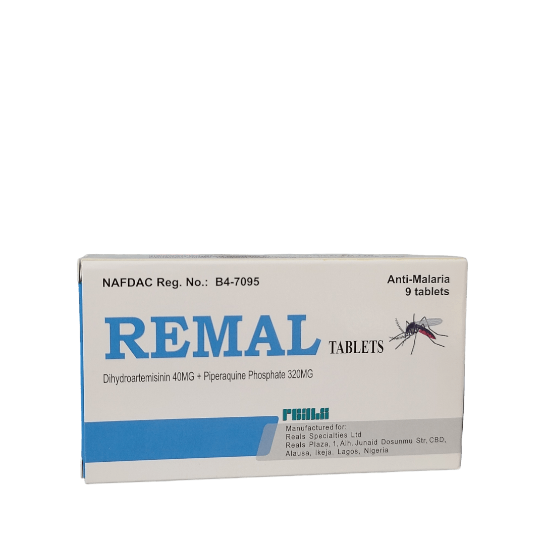 REMAL (Dihydroartem/Piperaquine 40mg/320mg) x 9 TABLETS. - Vastovers ...