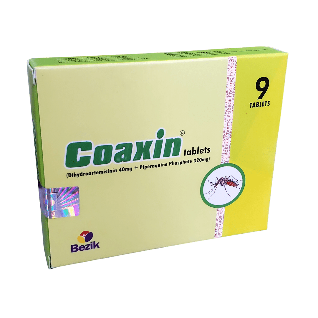 COAXIN (Dihydroartemisinin/piperaquine 40mg/320mg) x 9 TABLETS ...