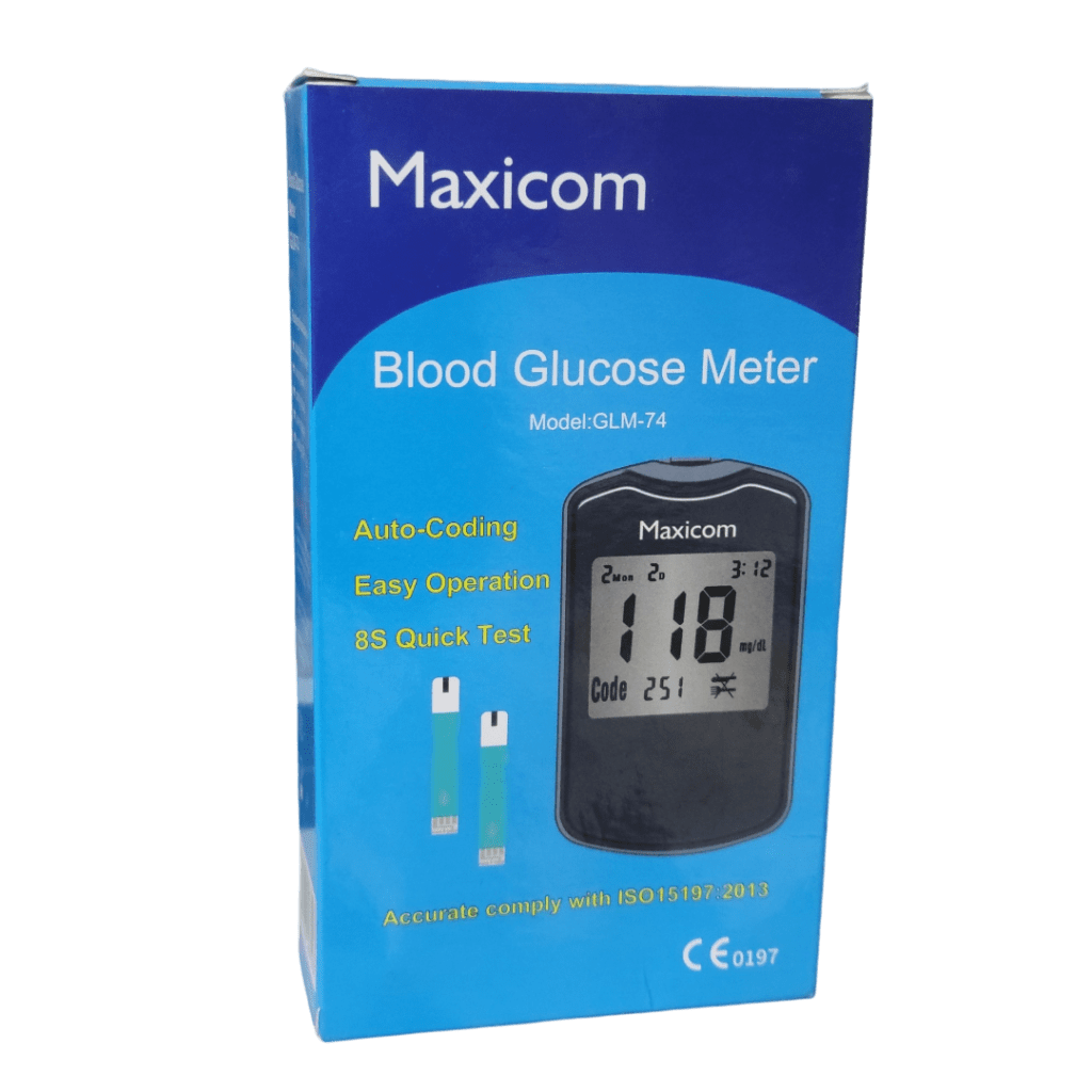 MAXICOM BLOOD GLUCOSE METER - Vastovers Retail Store For Drugs & Allied ...