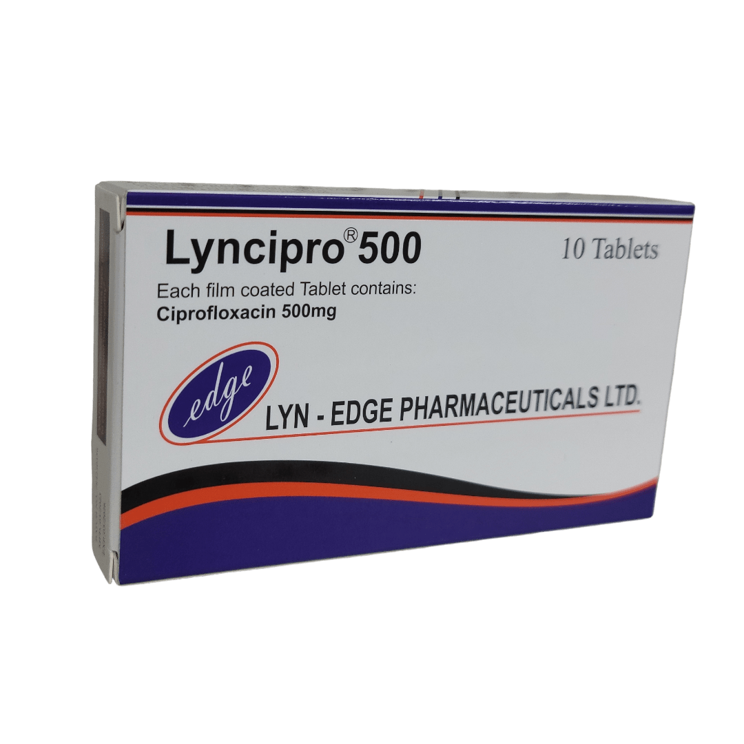 LYNCIPRO (ciprofloxacin 500mg) - 10 TABLETS. - Vastovers Retail Store ...