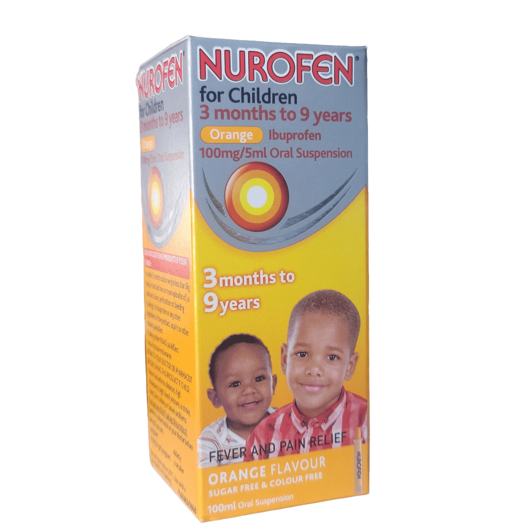 NUROFEN (Ibuprofen 100mg) SUSPENSION 100ml. - Vastovers Retail Store ...