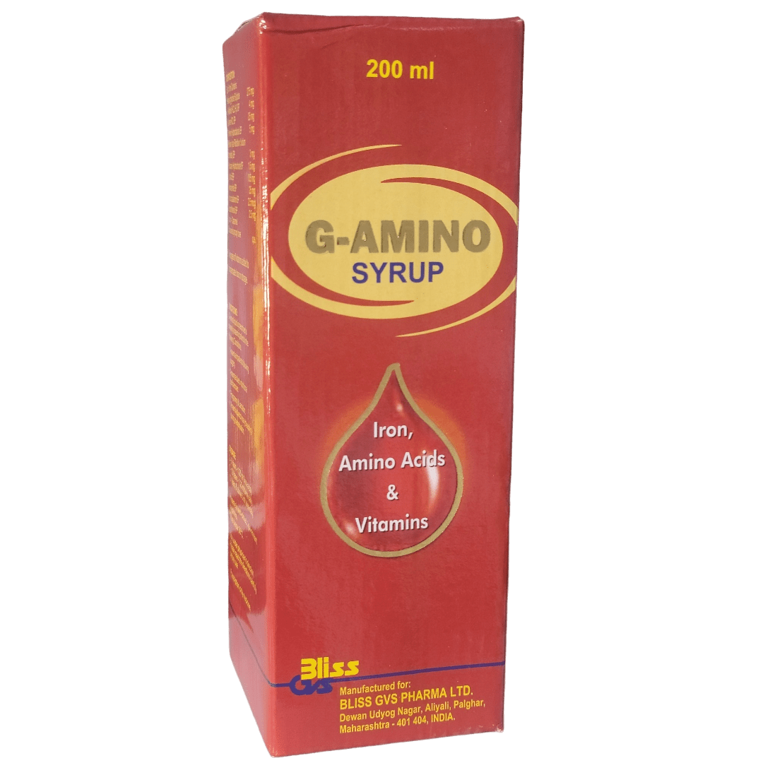 G-AMINO SYRUP 200ml. - Vastovers Retail Store For Drugs & Allied Products