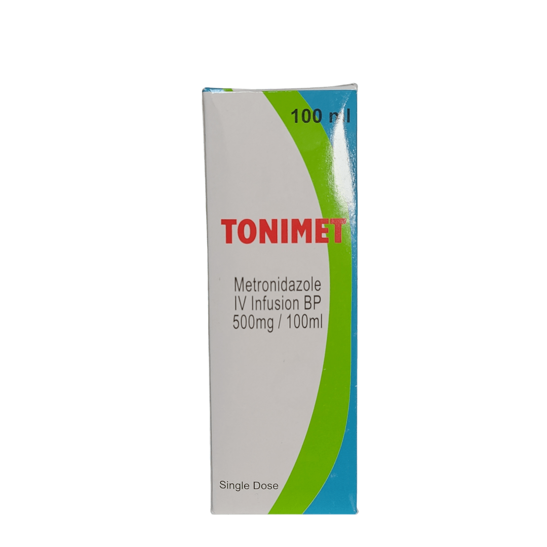 TONIMET (Metronidazole IV Infusion BP 500mg/100ml) 100ml - Vastovers ...