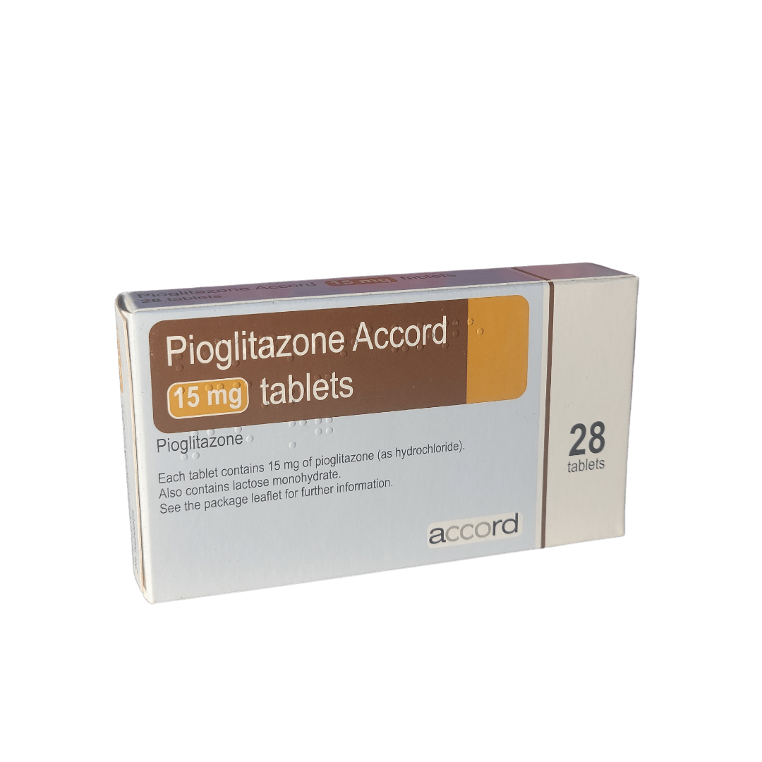 PIOGLITAZONE ACCORD 15mg x 28 TABLETS. - Vastovers Retail Store For ...