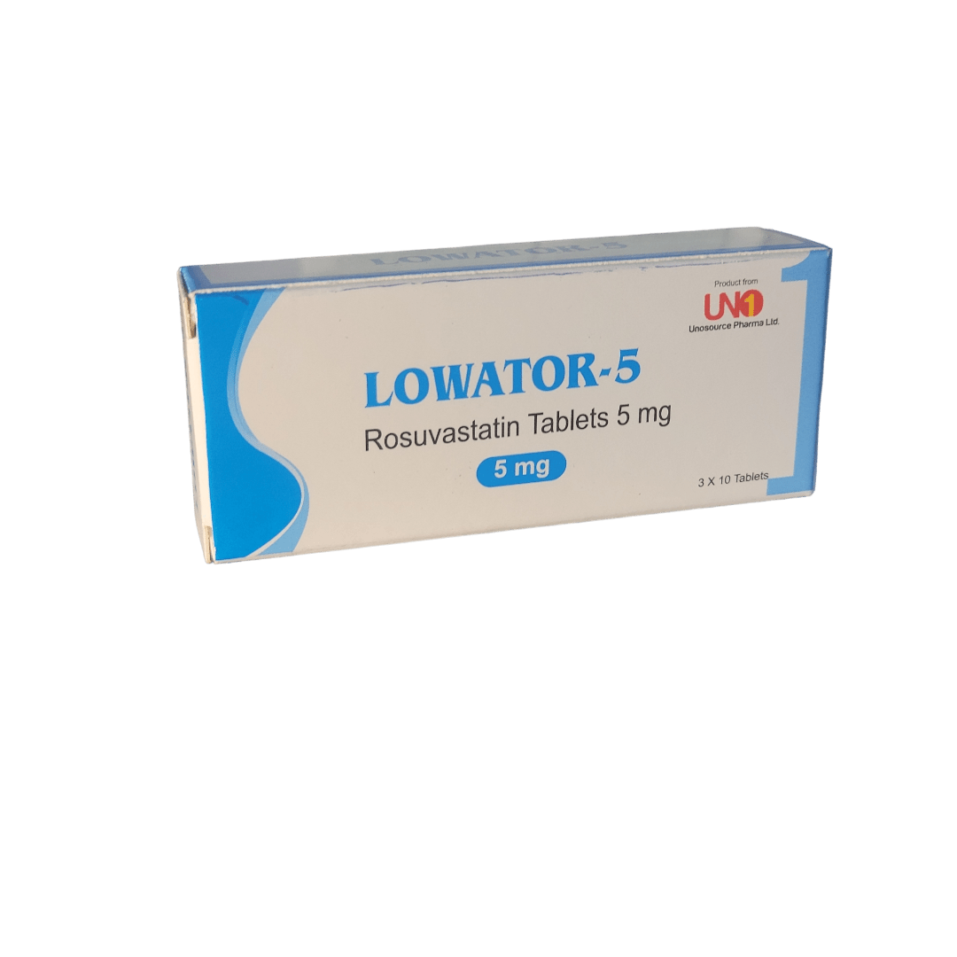 LOWATOR-5 (Rosuvastatin 5mg) 3x10 TABLETS. - Vastovers Retail Store For ...