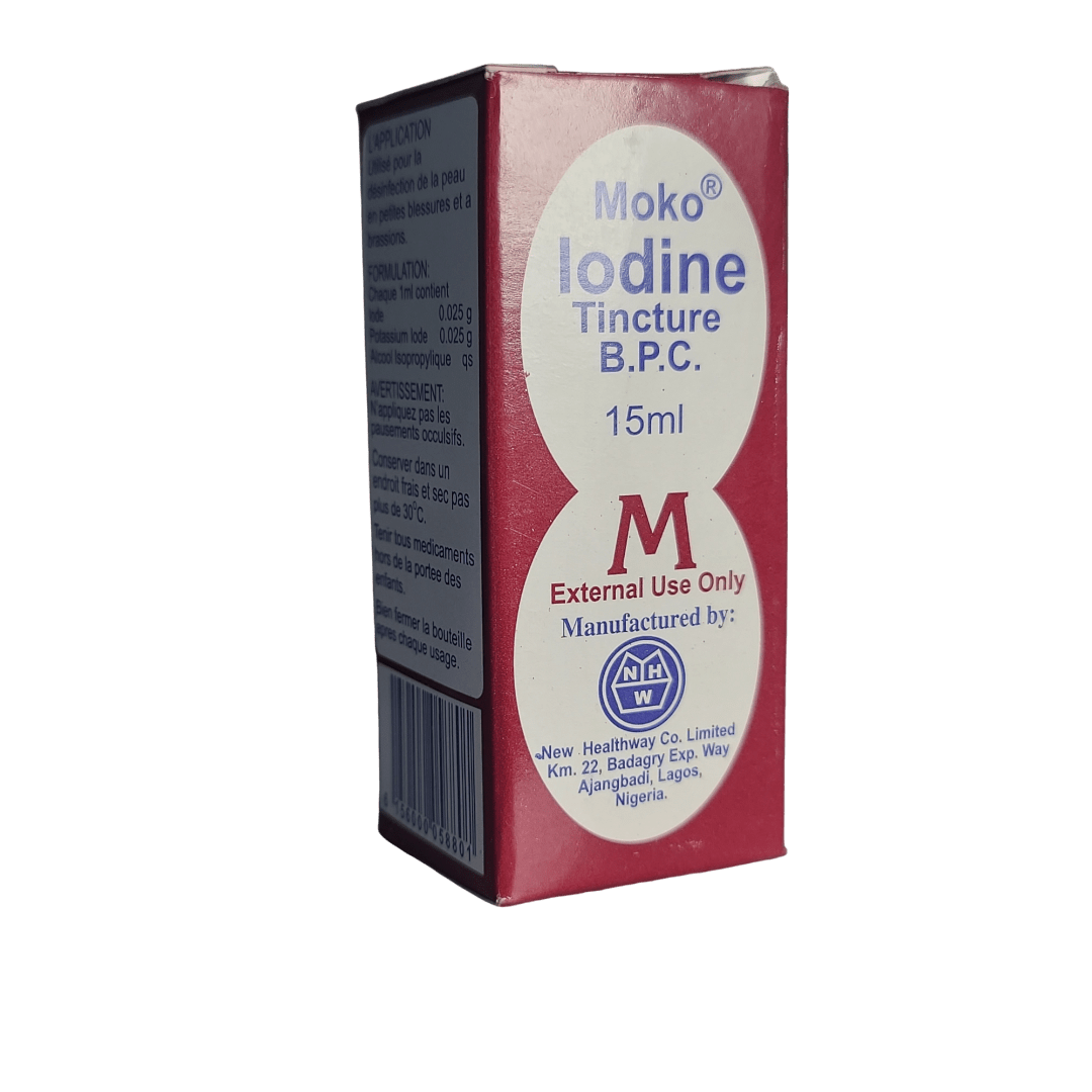 MOKO IODINE TINCTURE BPC 15ml. - Vastovers Retail Store For Drugs ...