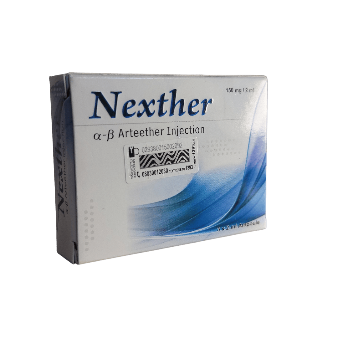 NEXTHER (α-β arteether 150mg/2ml) IM INJECTION 3 x 2 AMPOULES ...