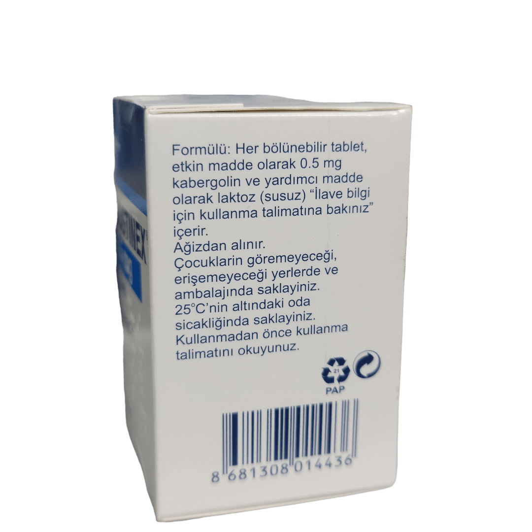 DOSTINEX (Cabergoline 0.5mg) x 8 TABLETS. - Vastovers Retail Store For ...