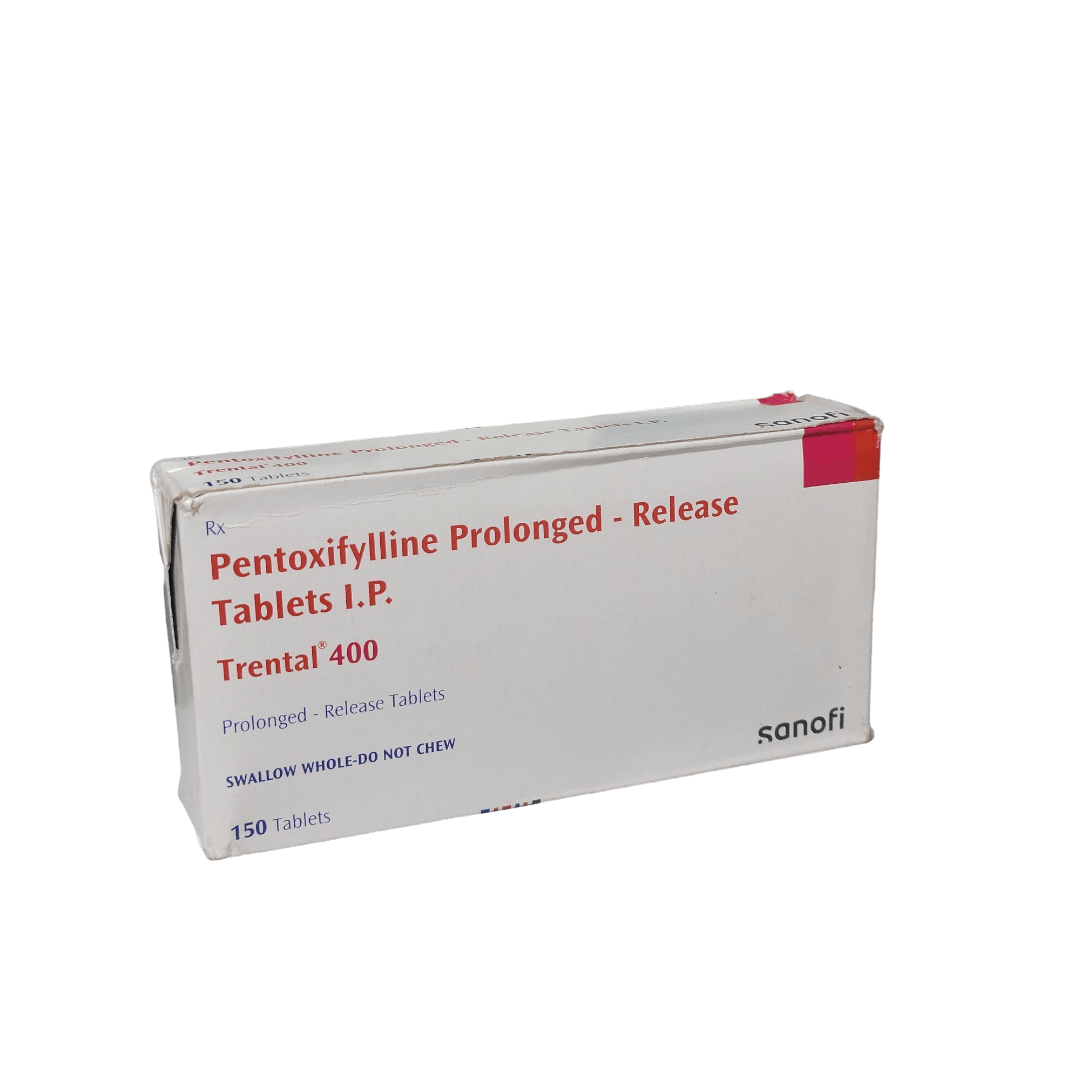 TRENTAL (Pentoxifylline 400mg) x 150 PROLONGED-RELEASE TABLETS. - Vastovers Retail Store For ...