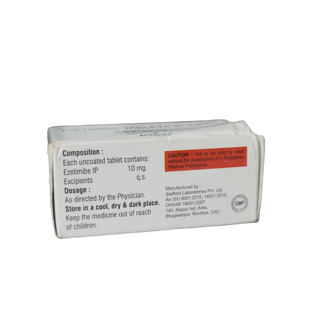 EZIROS (Ezetimibe IP 10mg) x 100 TABLETS. - Vastovers Retail Store For ...