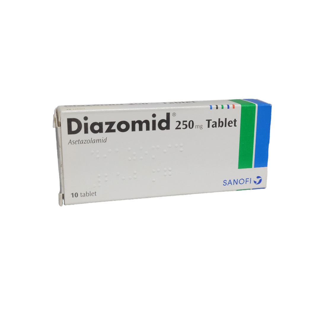 DIAZOMID (Acetazolamide 250mg) x 10 TABLETS. - Vastovers Retail Store ...