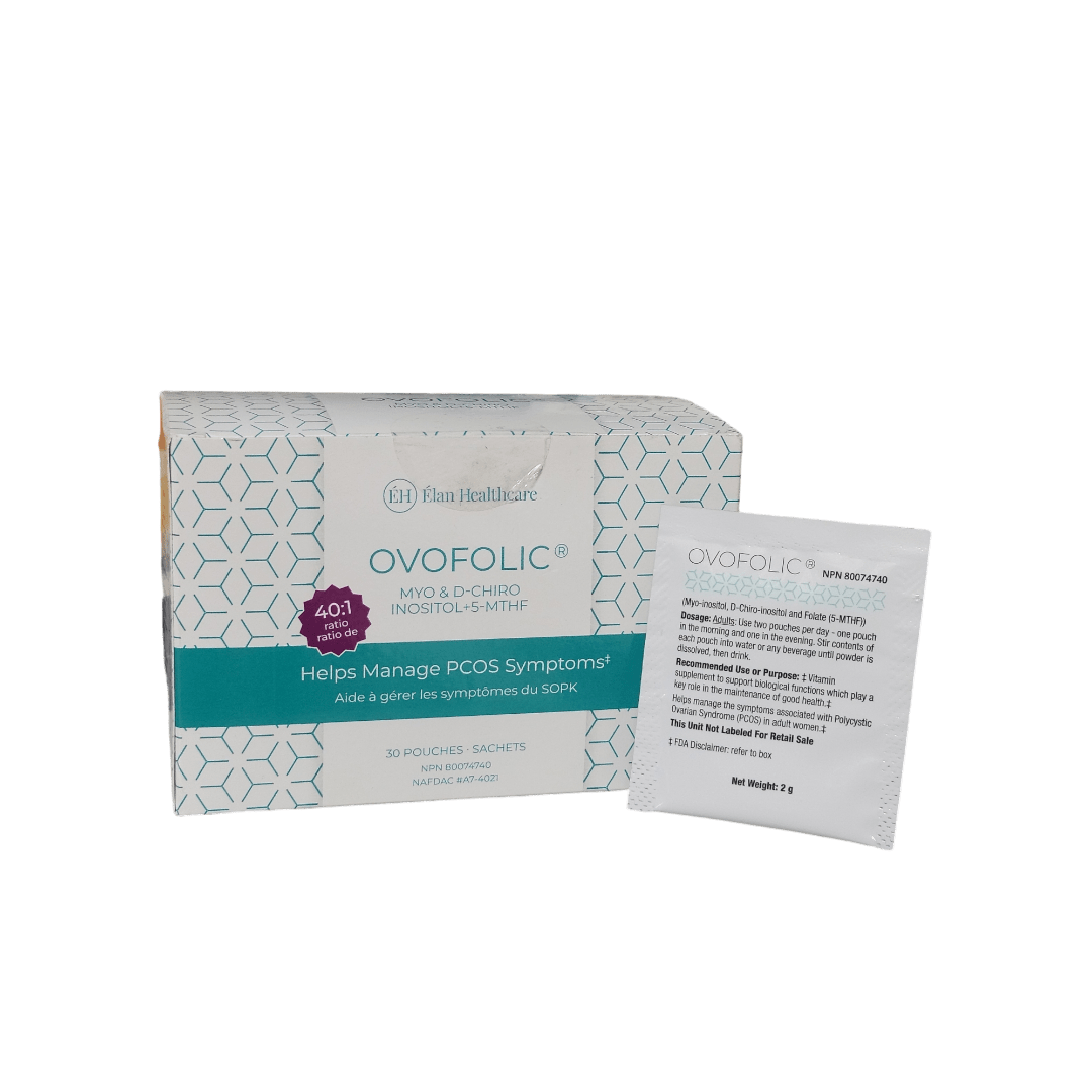 OVOFOLIC (Myo-Inositol 2000mg + D-Chiro Inositol 50mg + Folate 200mcg ...