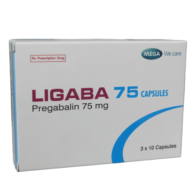 LIGABA 75 (Pregabalin 75mg) 3 × 10 CAPSULES. - Vastovers Retail Store ...
