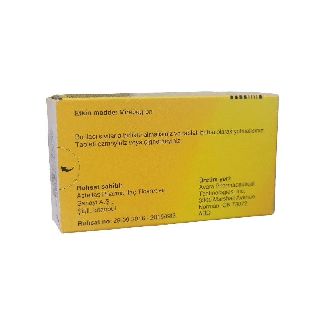 BETMIGA (mirabegron 50mg) x 30 TABLETS. - Vastovers Retail Store For ...