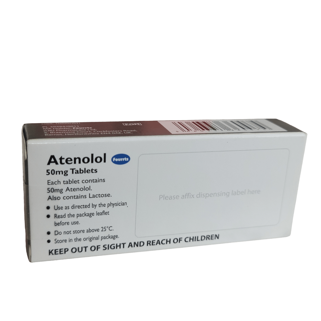FOURRTS ATENOLOL (Atenolol 50mg) x 28 TABLETS. - Vastovers Retail Store ...