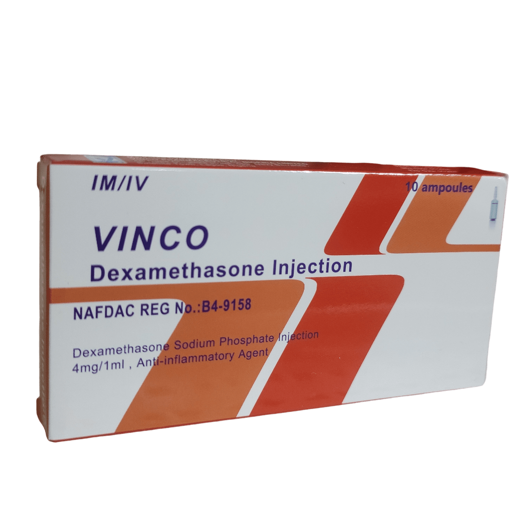 VINCO DEXAMETHASONE (Dexamethasone 4mg/ml) x 10 AMPOULES IV/IM ...
