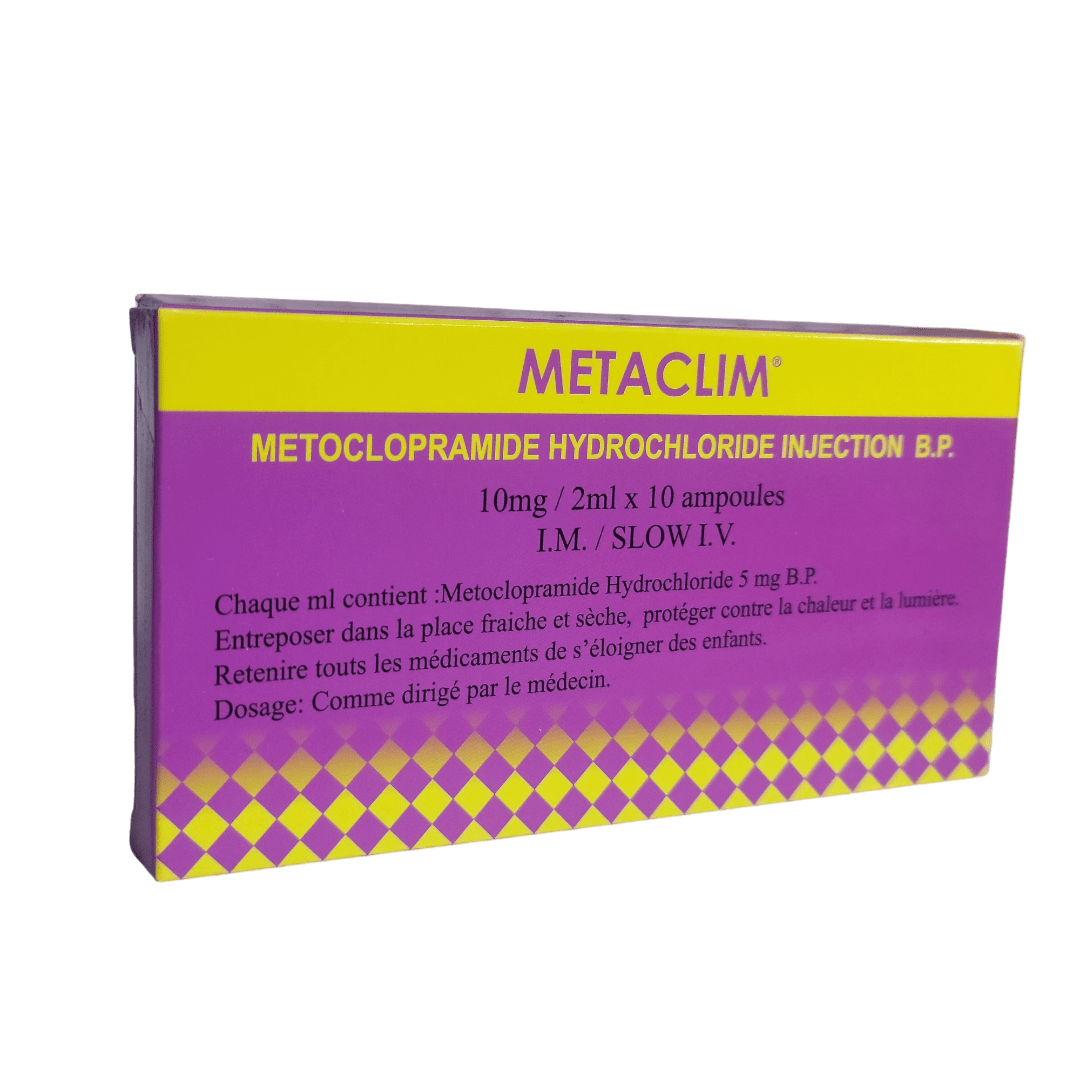 METACLIM (Metoclopramide Hydrochloride 10mg) IM/SLOW IV INJECTION 10 × ...