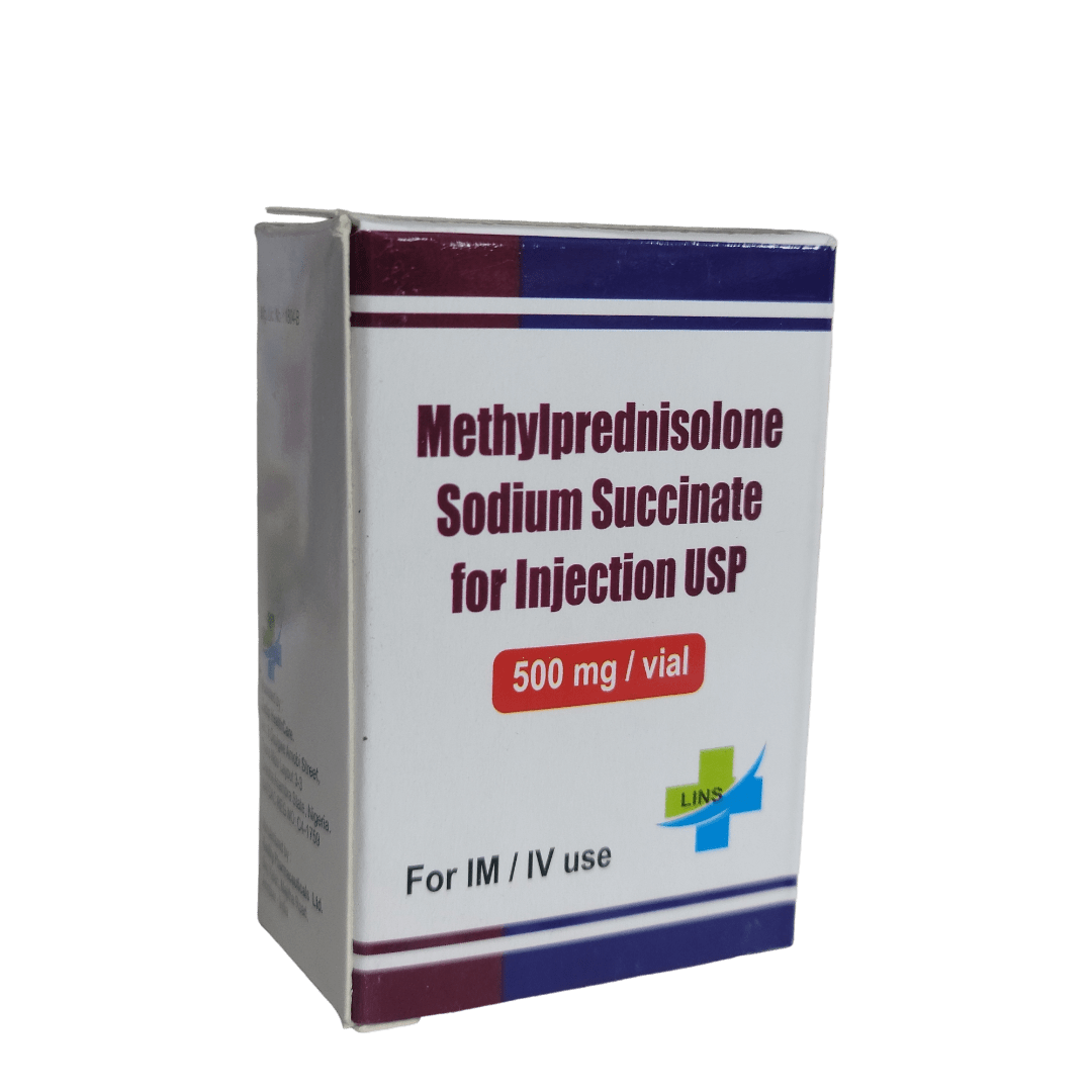 LINS METHYLPREDNISOLONE (methylprednisolone 500mg) IM/ IV INJECTION ...