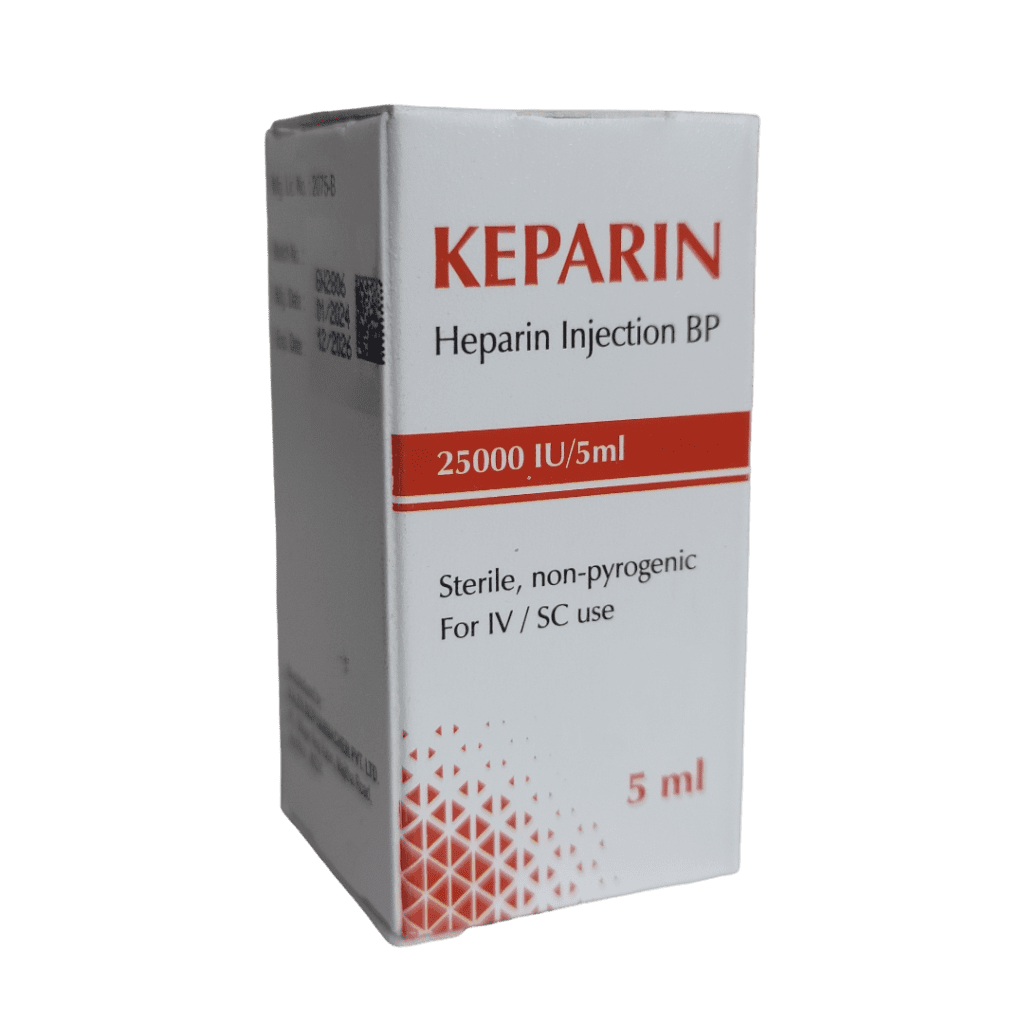 KEPARIN (Heparin 5000iu/ml) INTRAVENOUS/SUBCUTANEOUS INJECTION ...