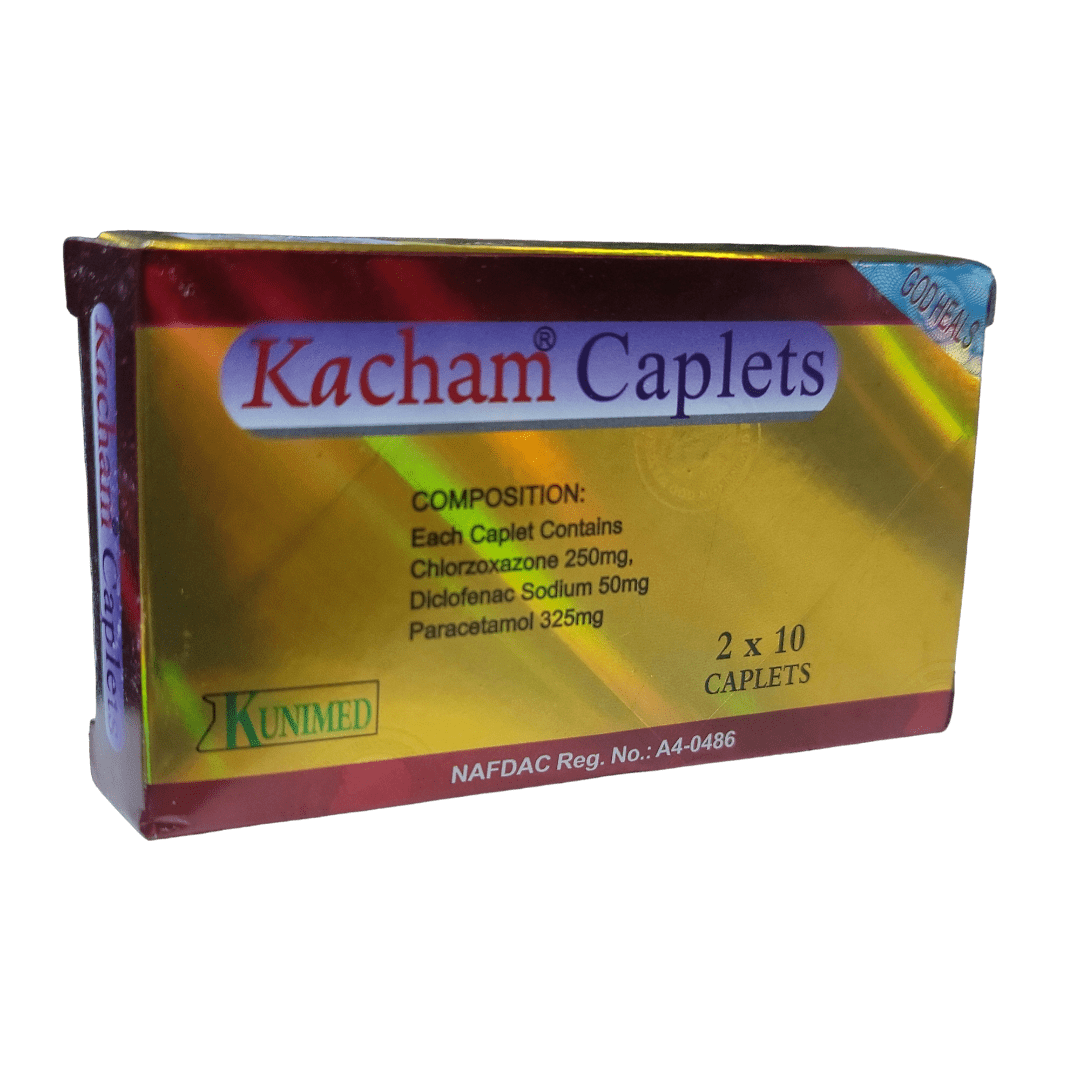 KACHAM (Chlorzoxazone 250mg + Diclofenac Sodium 50mg + paracetamol ...