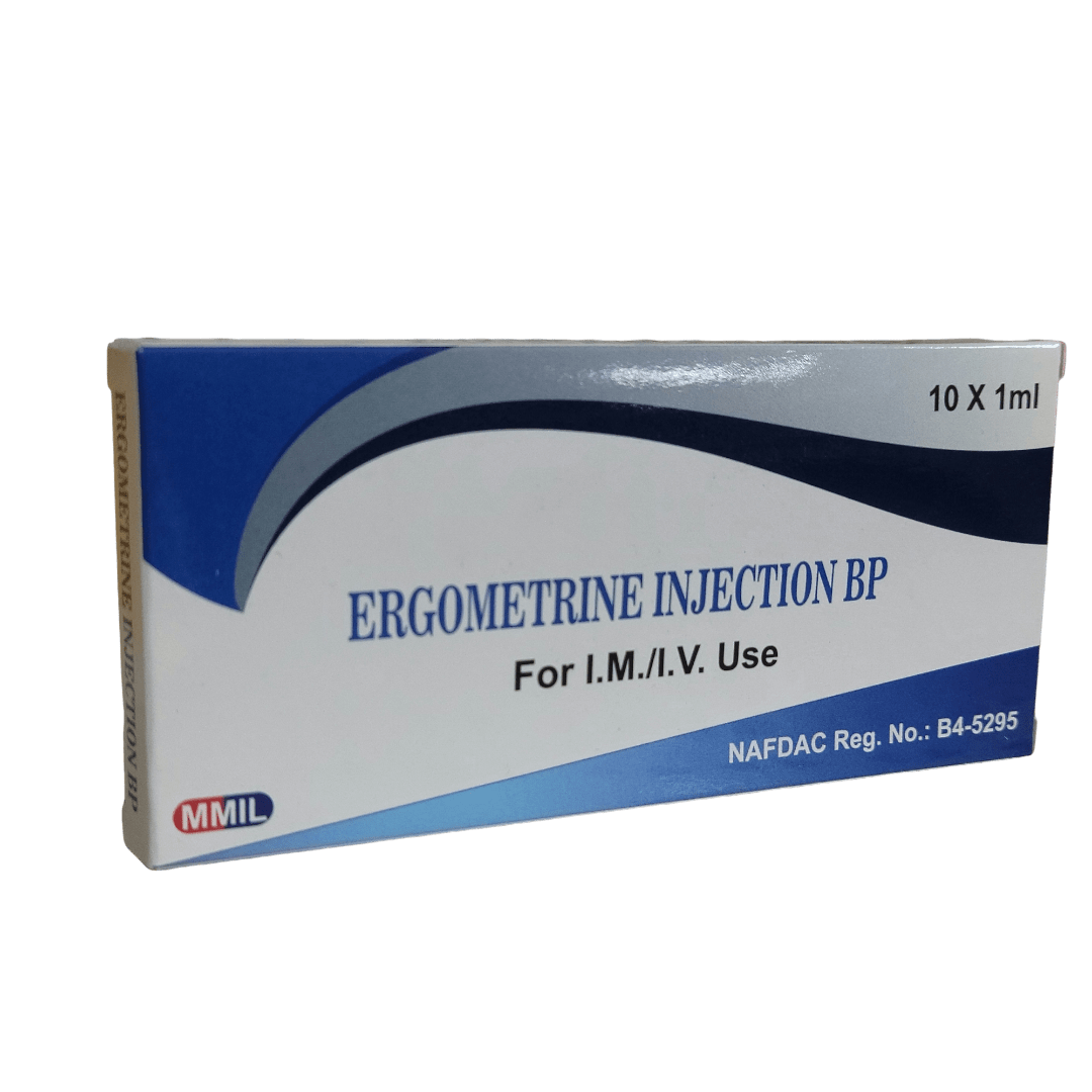 ERGOMETRINE (Ergometrine 0.5mg) 1ml x 10 AMPOULES IM/IV INJECTIONS ...