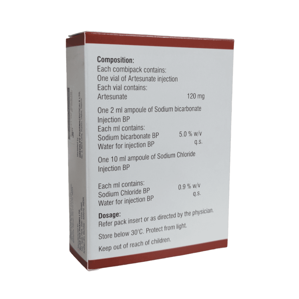 GSUNATE-120 (Artesunate 120mg) IV/IM INJECTION. - Vastovers Retail ...