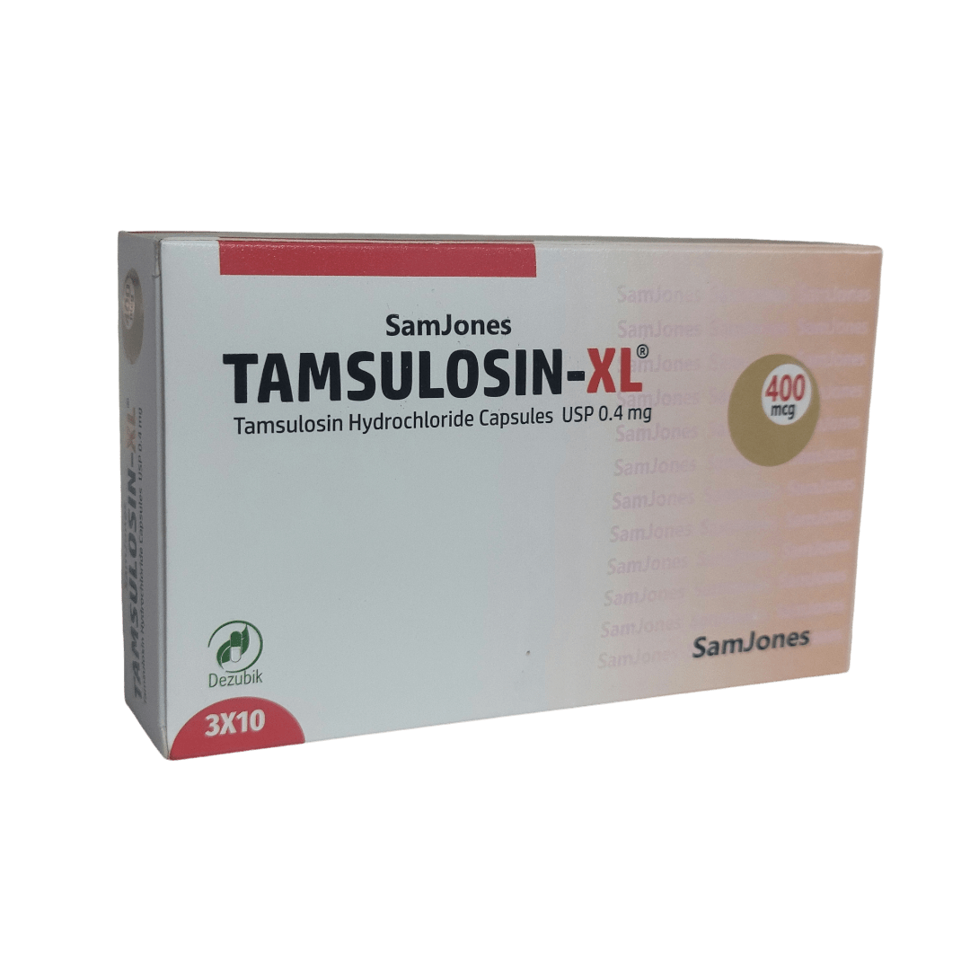 TAMSULOSIN-XL (Tamsulosin Hydrochloride 400mcg) - 3 × 10 CAPSULES ...