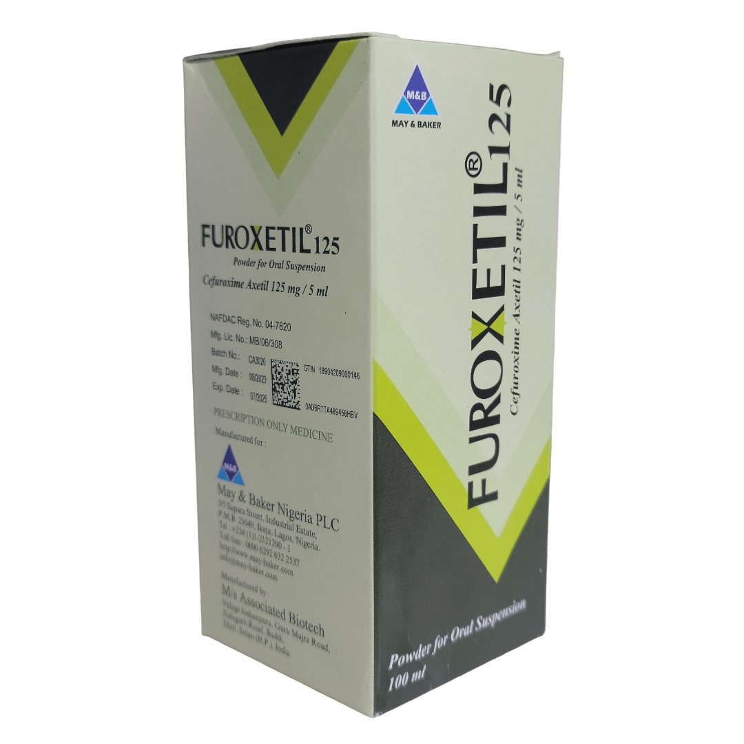 FUROXETIL (Cefuroxime 125mg/5ml) - 100ml ORAL SUSPENSION. - Vastovers ...