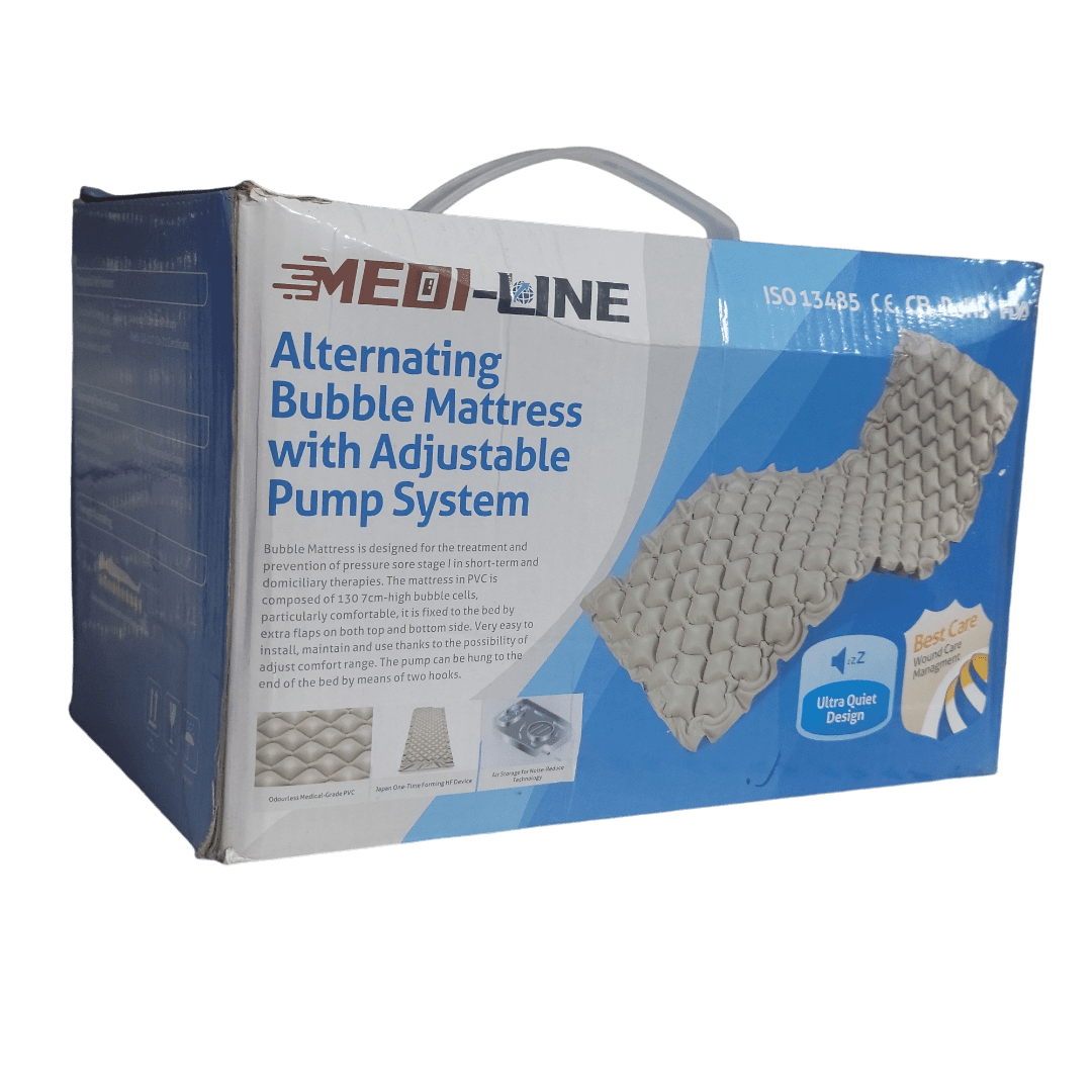 MEDI-LINE ALTERNATING BUBBLE MATTRESS WITH ADJUSTABLE PUMP SYSTEM ...