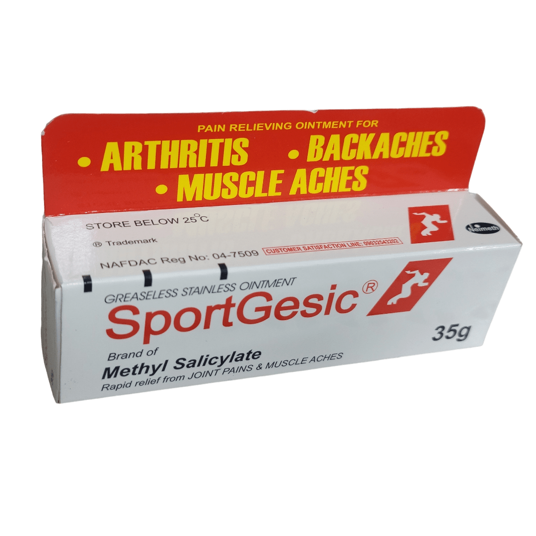SPORTGESIC GREASELESS STAINLESS OINTMENT - 35g (NEIMETH) - Vastovers ...