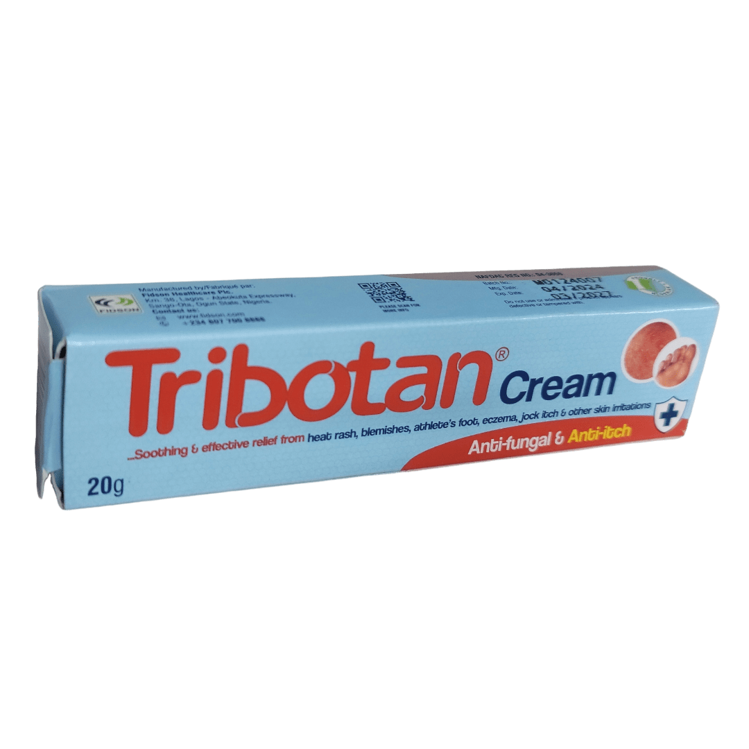TRIBOTAN CREAM - 20g (FIDSON) - Vastovers Retail Store For Drugs ...
